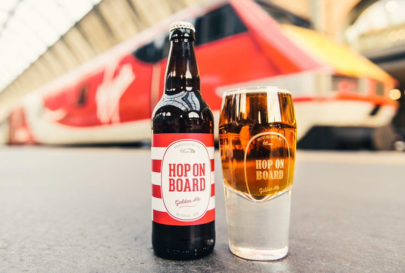 Virgin Trains creates 'Hoptimist' glass to celebrate the launch of new ...