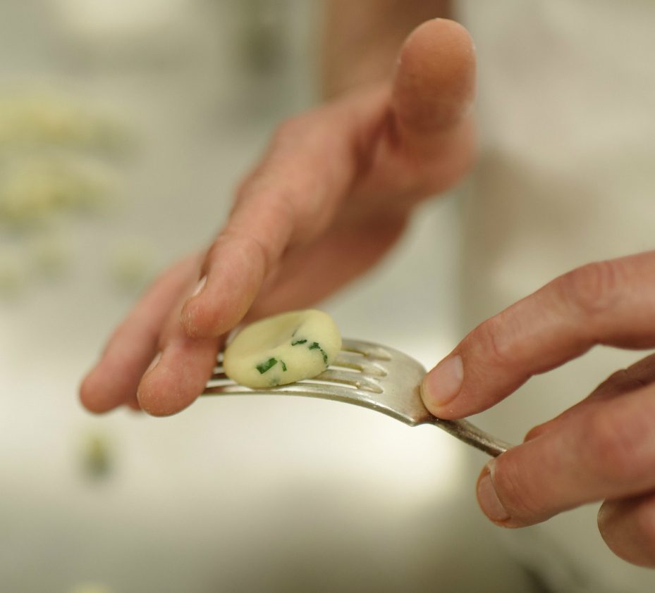 Dominic Jack recipe: Gnocchi with poached egg and pea velouté ...