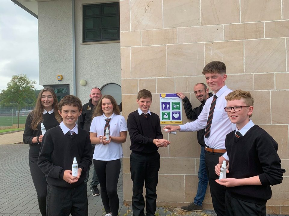 Isle of Skye Distillers gift hand sanitiser to all Portree High School ...